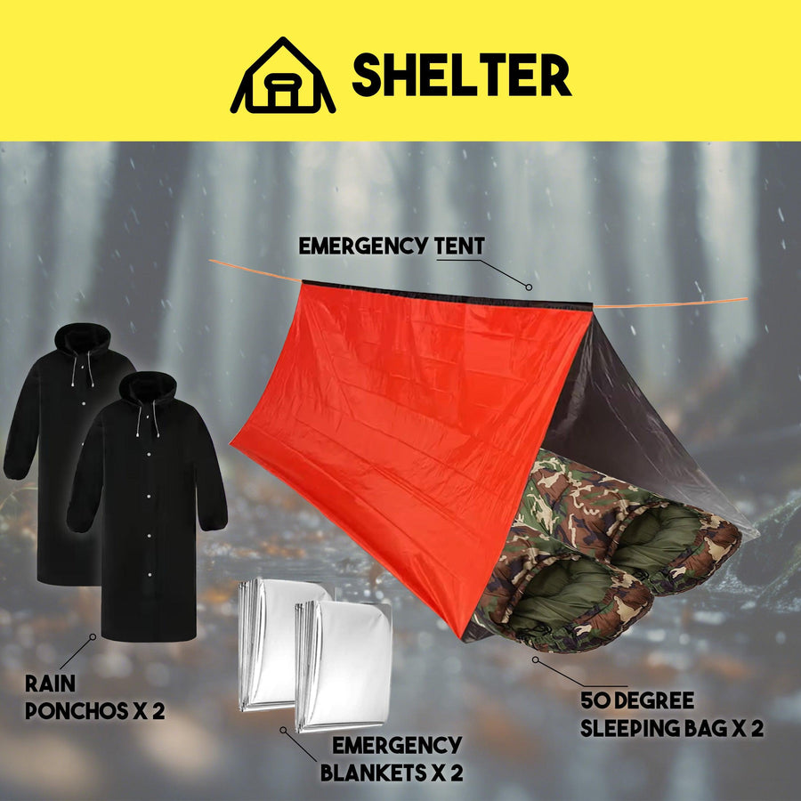 Ultimate 72 Hour Survival Backpack Kit - Bug Out Bag Survival Kit for 2 – Denver Survival